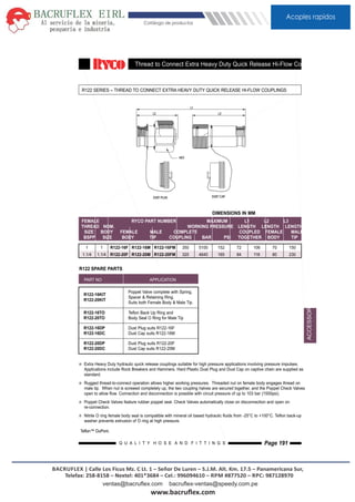 Acoples rapidos ryco | PDF