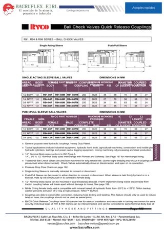 Acoples rapidos ryco | PDF