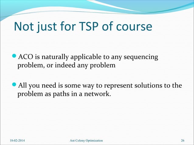 Ant Colony Optimization presentation | PPT | Artificial Intelligence | Technology & Computing