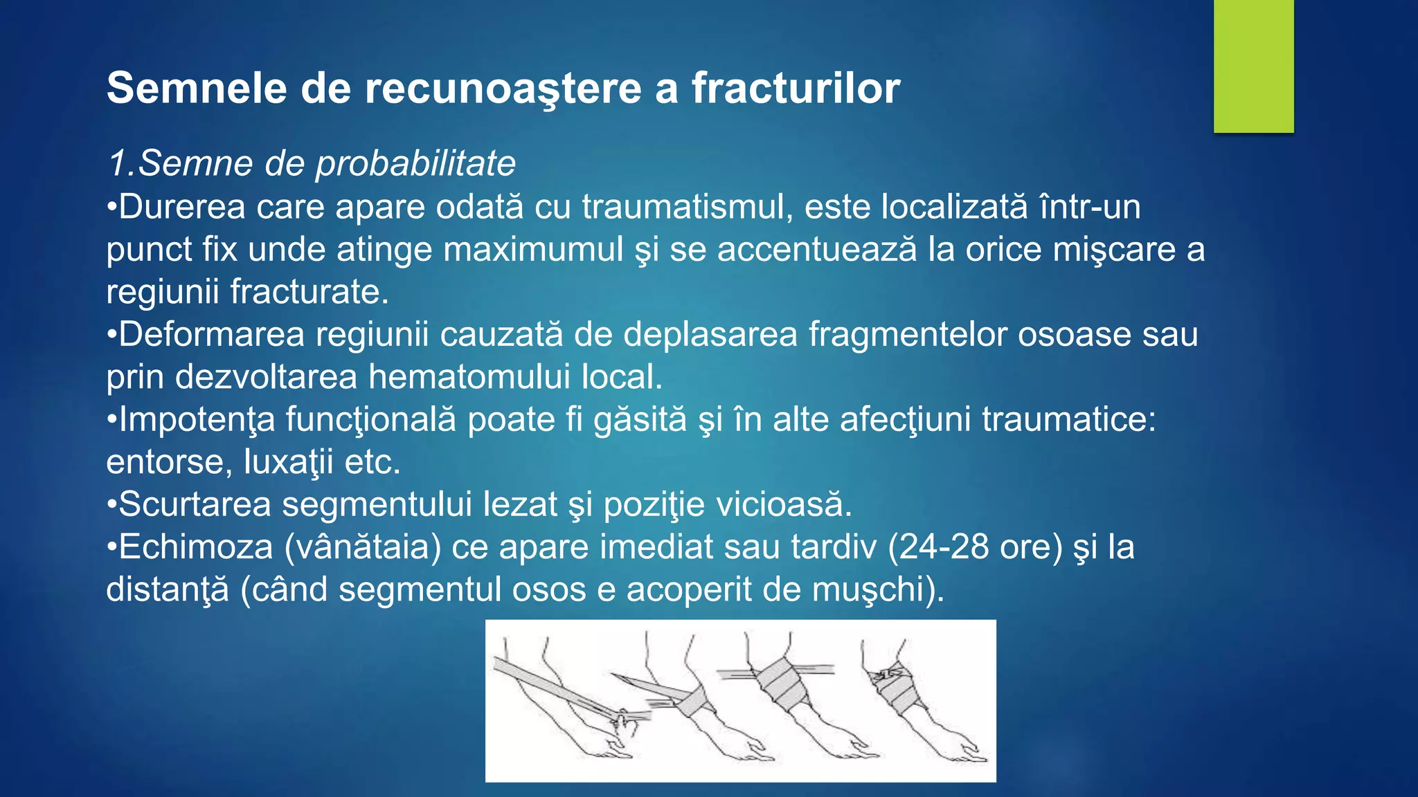 Acordarea primului ajutor in cazul fracturilor | PPT