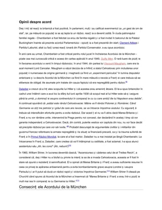 Acordul de la münchen | DOCX