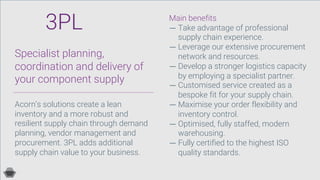 Using a specialist logistics partner: VMI/3PL/5PL | PDF