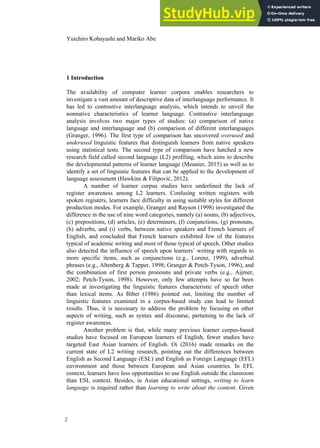 A Corpus-Based Approach To The Register Awareness Of Asian Learners Of ...