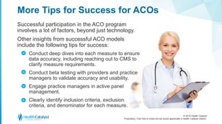 ACOs: Four Ways Technology Contributes to Success | PPT