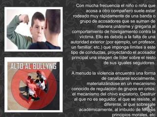 Acoso escolar. | PPTX