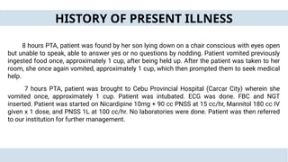 ACOSTA Medic Description describing the patient | PPT