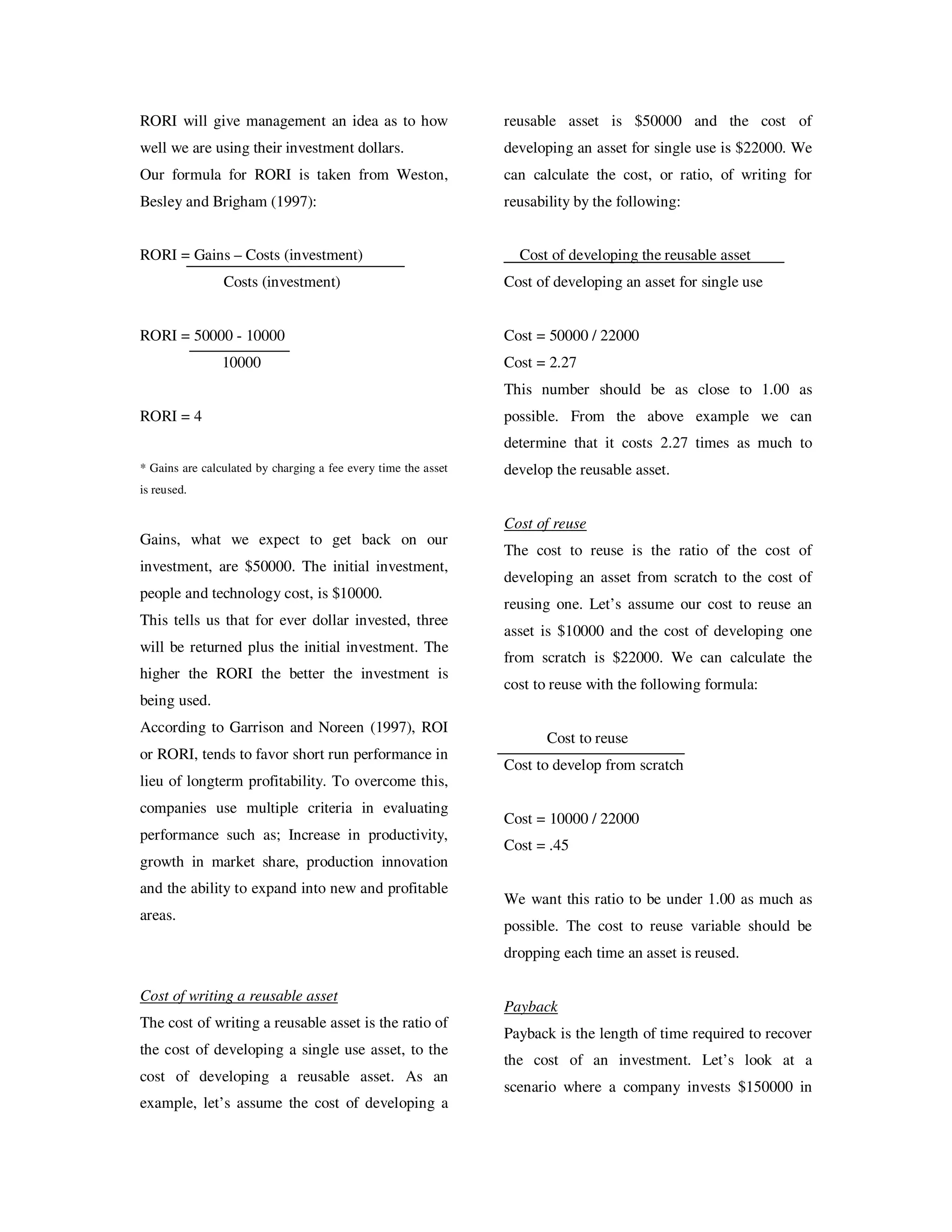 A Cost Model For Software Reuse Pdf