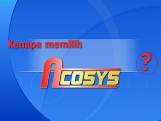 Acosys - Step beyond an accounting software | PDF