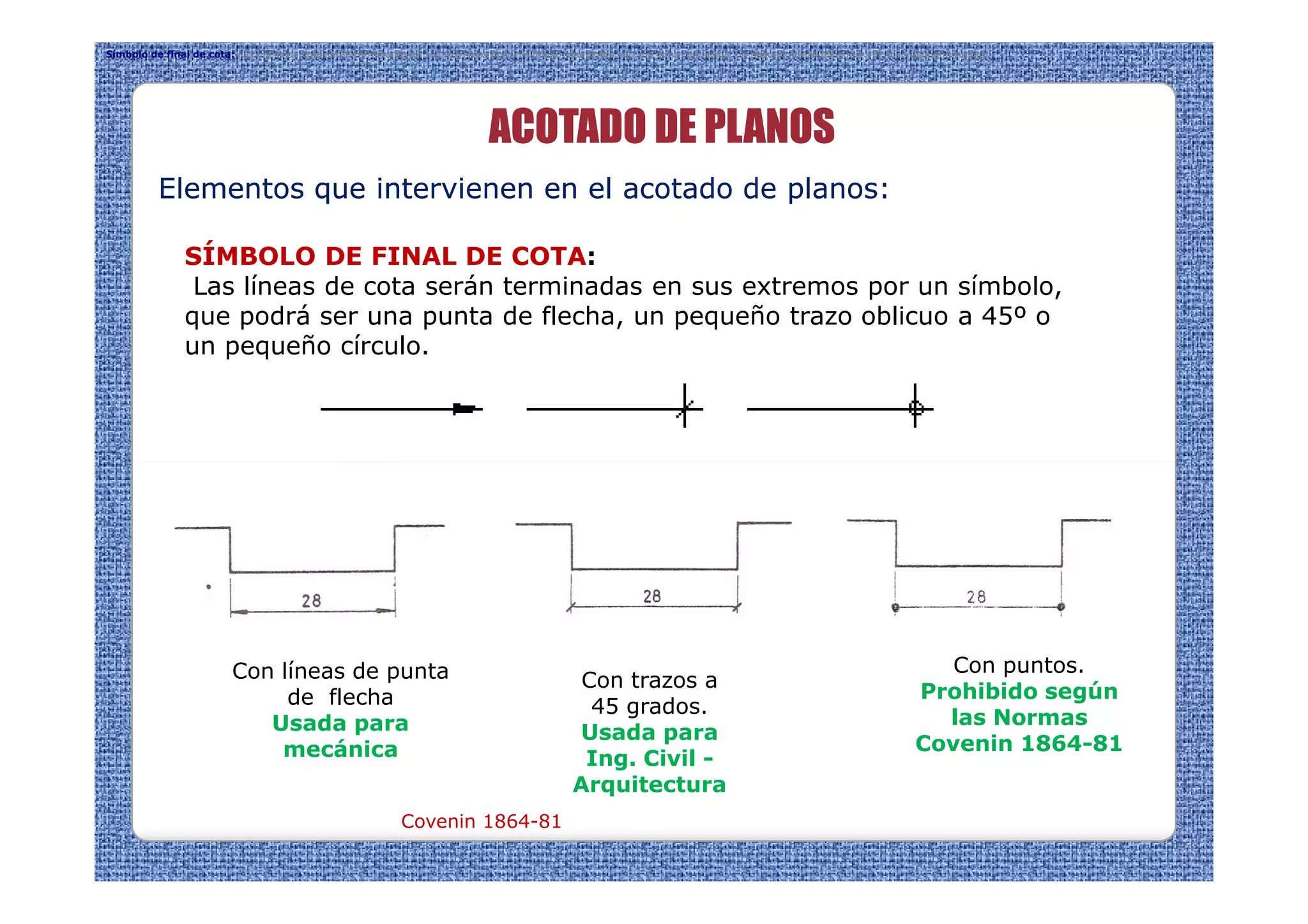 Acotado de planos | PDF | Drawing and Sketching | Arts and Crafts