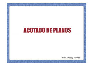 Acotado de planos | PDF