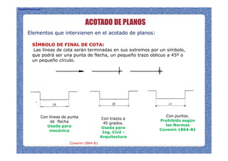 Acotado de planos | PDF