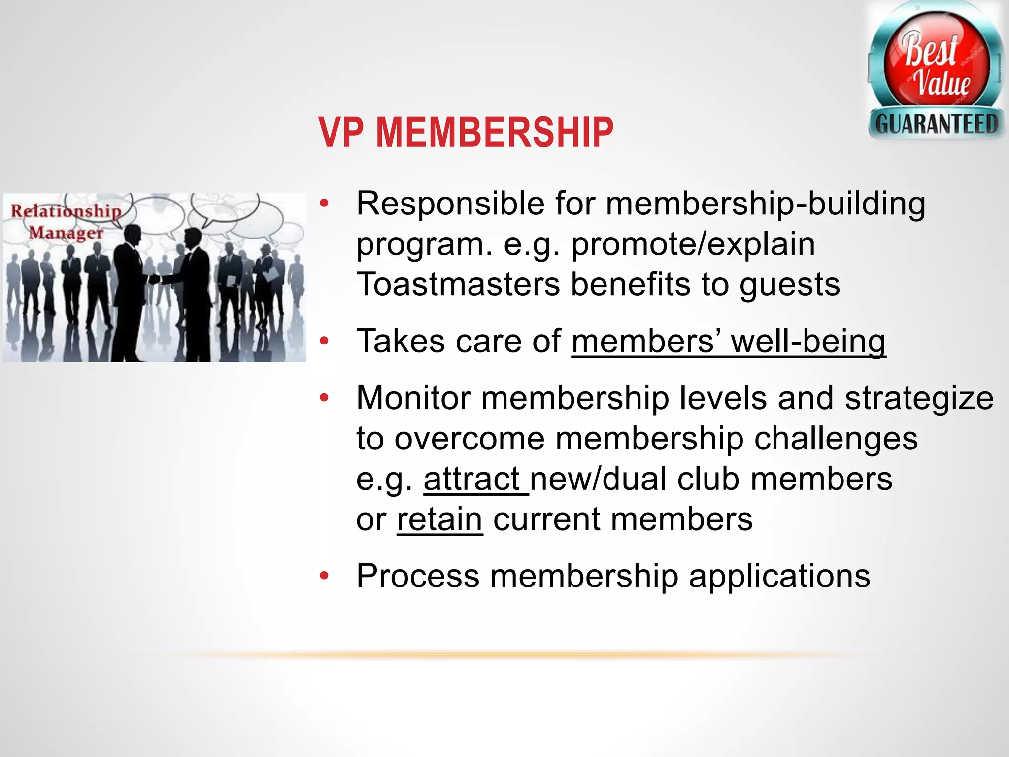 Toastmasters: Achieving Success as Club Officers | PDF