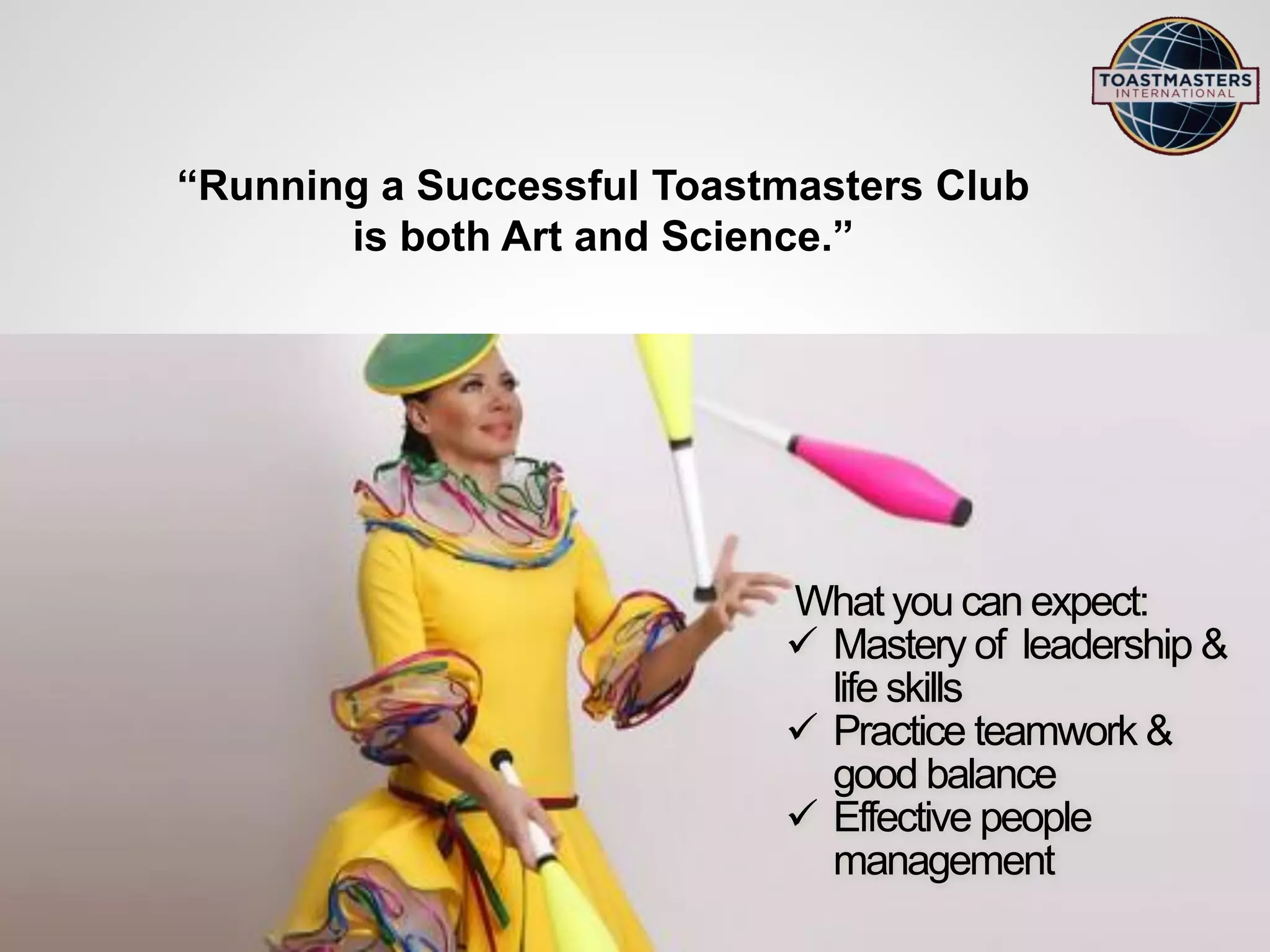 Toastmasters: Achieving Success as Club Officers | PDF