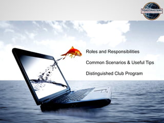 Toastmasters: Achieving Success as Club Officers | PDF