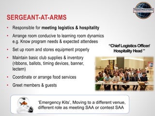 Toastmasters: Achieving Success as Club Officers | PDF