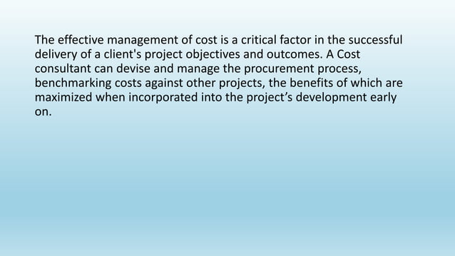 Acotech Overview of cost consulting | PPTX