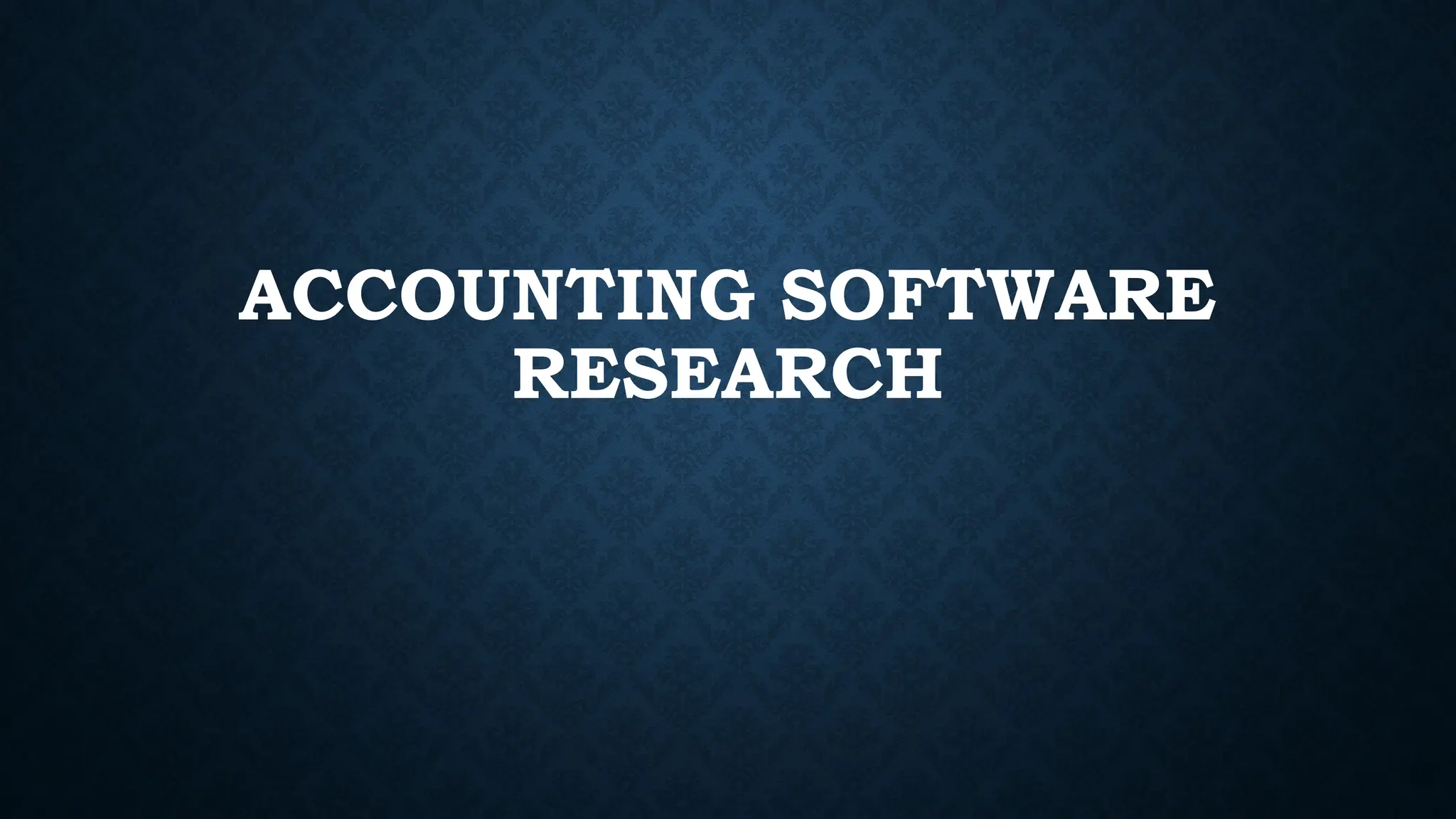 Acounting Softwares Options & ERP system | PPTX