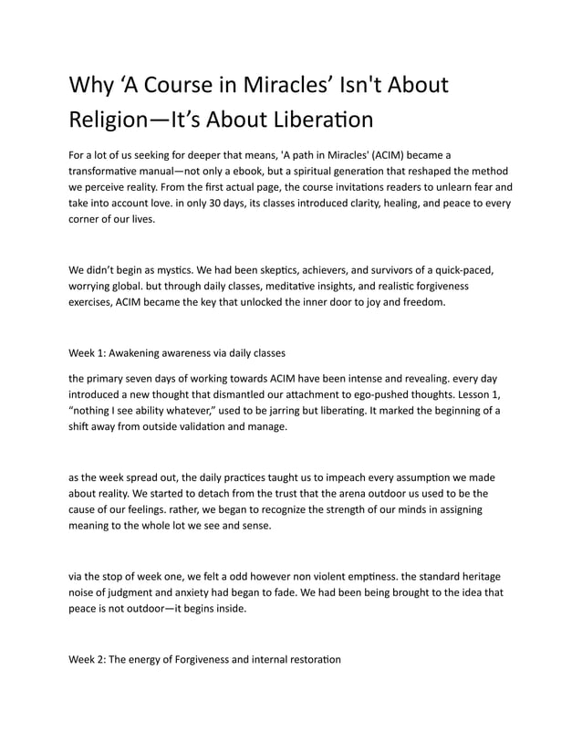 a course in miracles.docxa course in miraclesa course in miracles | DOCX