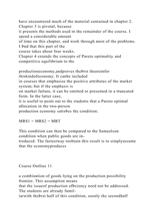 A Course in Public EconomicsResources for InstructorsJo.docx