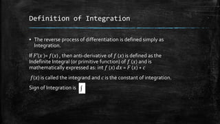 A course on integral calculus | PPTX