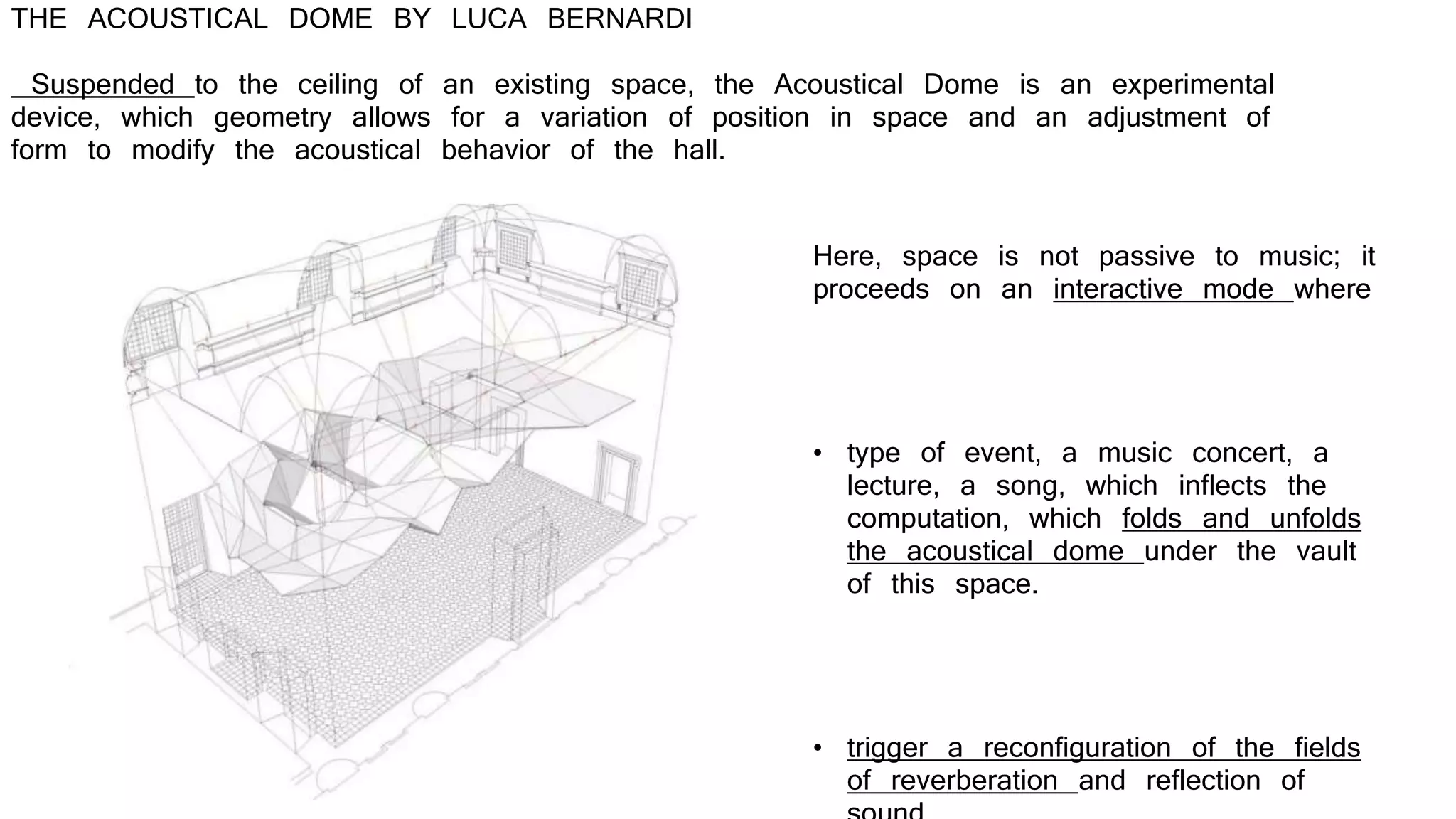 Architectural Acoustics case study | PPTX