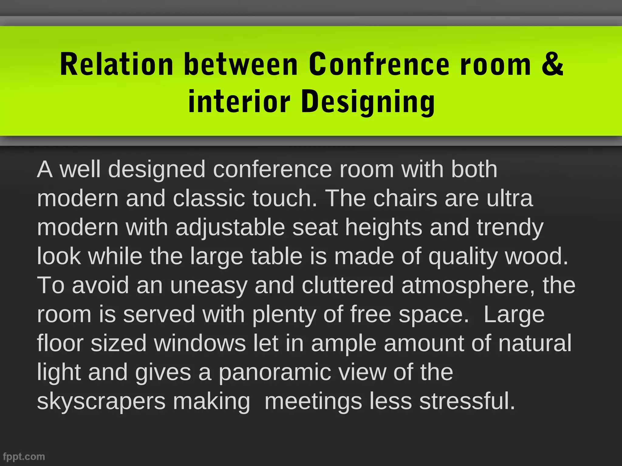 Acoustic conference room | PPT