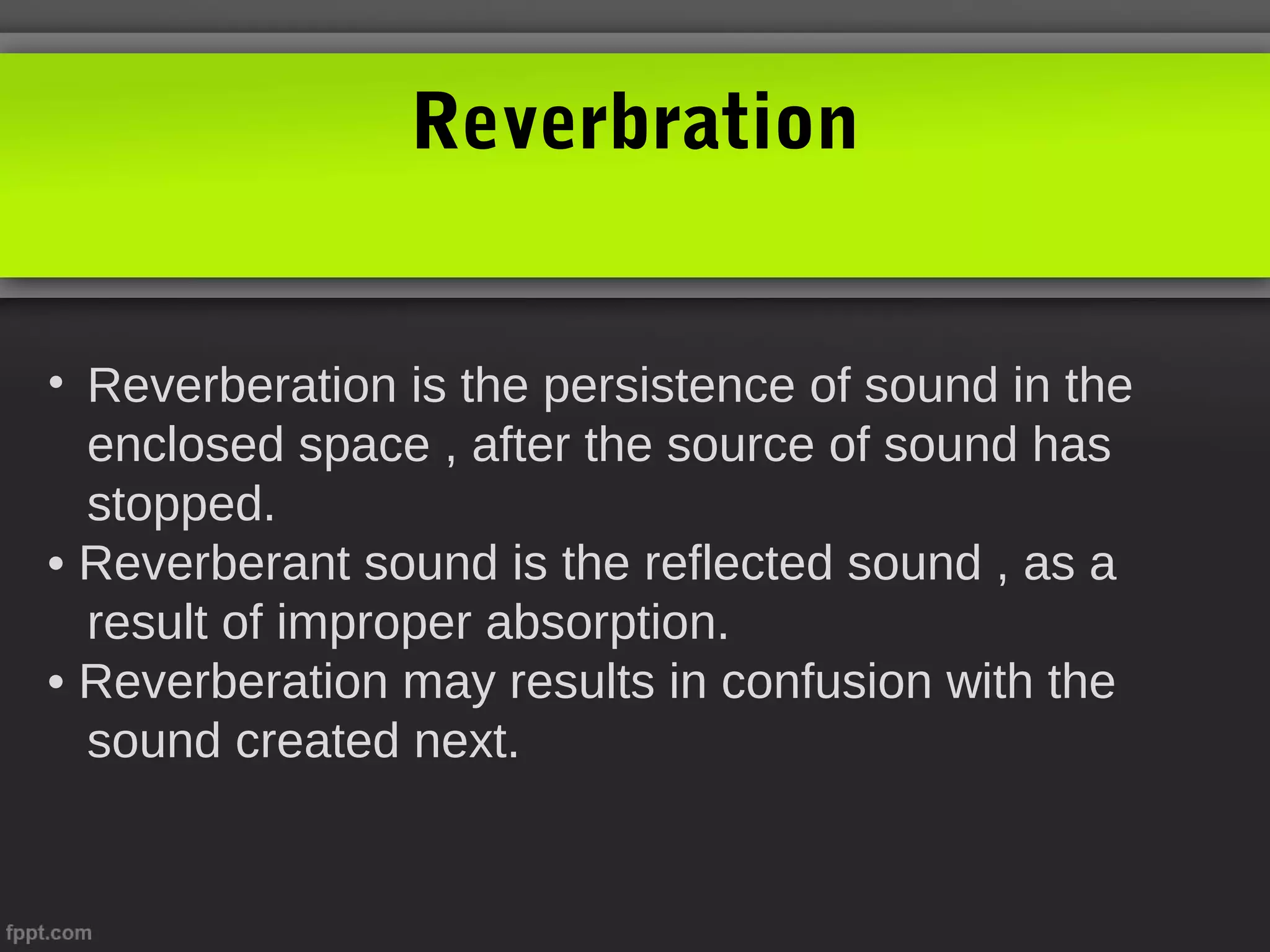 Acoustic conference room | PPT