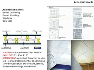 Acoustic & Materials | PPTX
