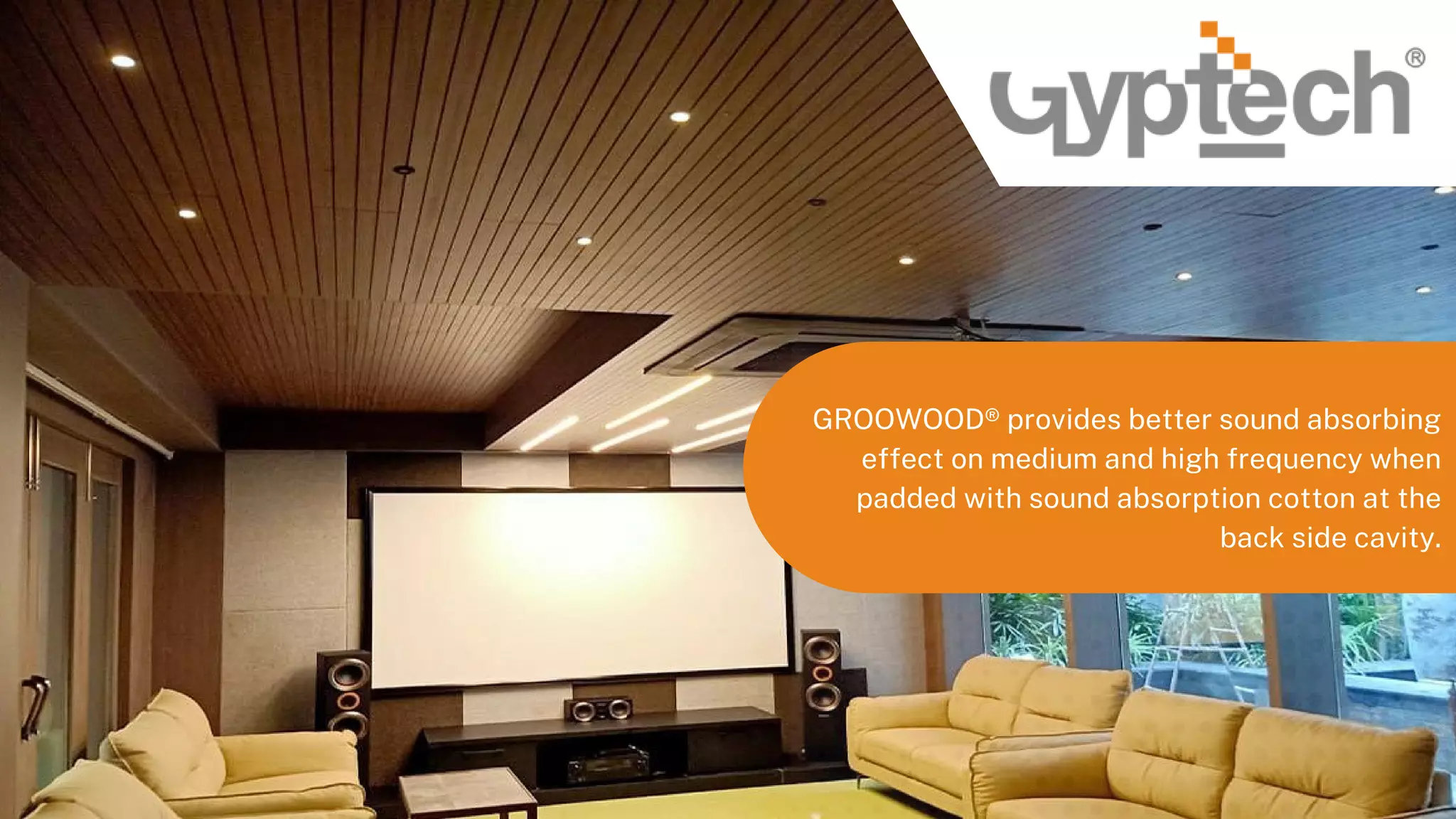 Acoustic Panels | Manufacturer & Supplier in India | Gyptech Systems | PPT