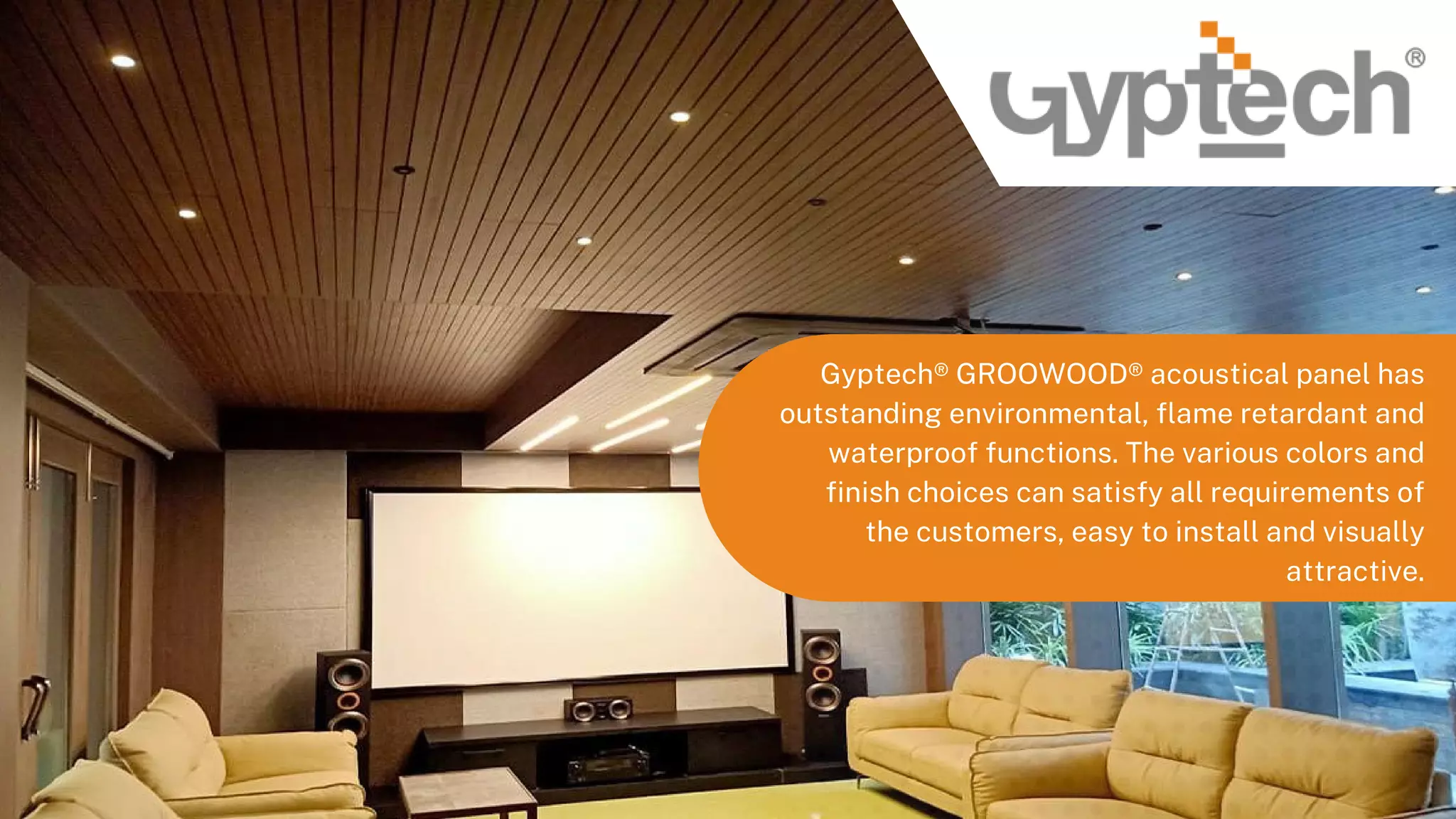 Acoustic Panels | Manufacturer & Supplier in India | Gyptech Systems | PPT