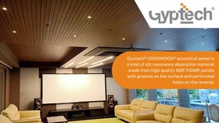 Acoustic Panels | Manufacturer & Supplier in India | Gyptech Systems | PDF