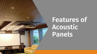 Acoustic Panels | Manufacturer & Supplier in India | Gyptech Systems | PDF