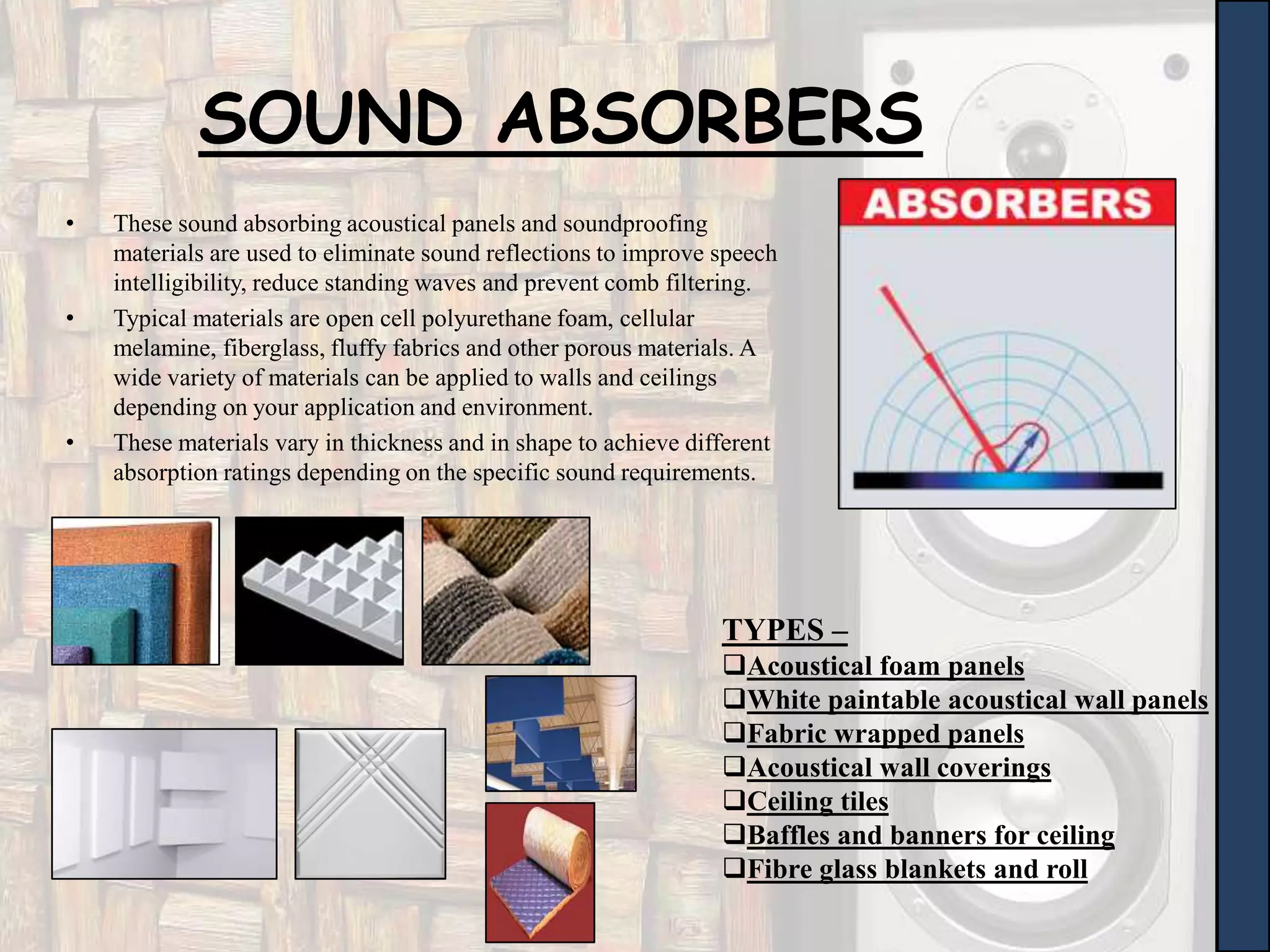 Acoustical materials | PPTX