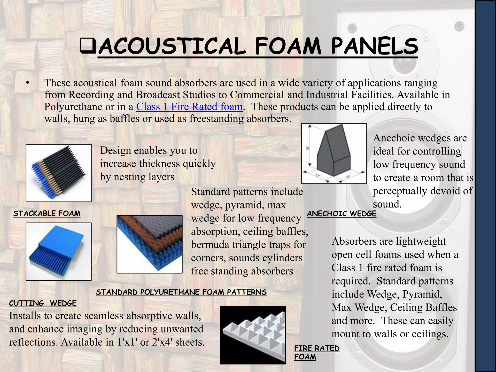 Acoustical materials | PPTX