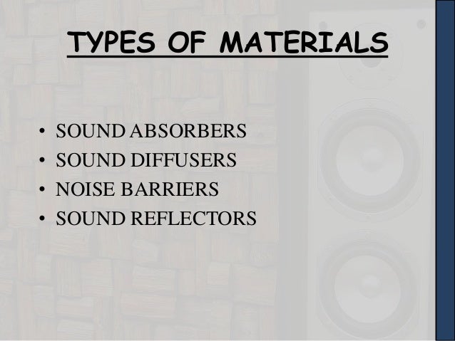Acoustical materials