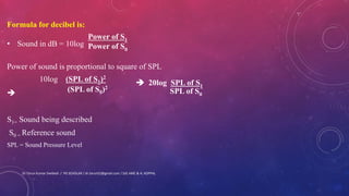 Acoustic, audiology | PPTX