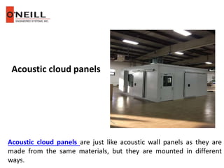 Acoustic cloud panels,Studio wall panels | PPT