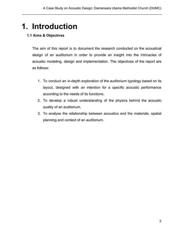 Building Science II Project 1 - Acoustic Design | PDF | Digital Audio | Computer Software and ...