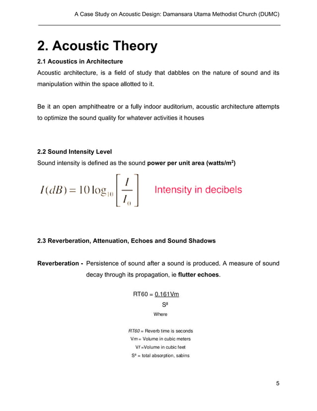 Building Science II Project 1 - Acoustic Design | PDF | Digital Audio | Computer Software and ...