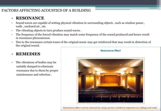 Acoustic design process | PPTX