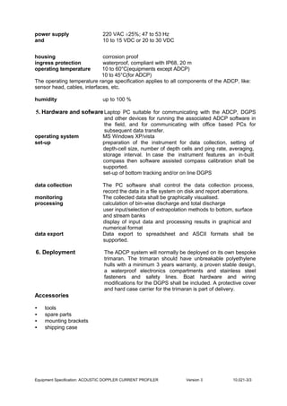 Acoustic doppler current profiler | DOC