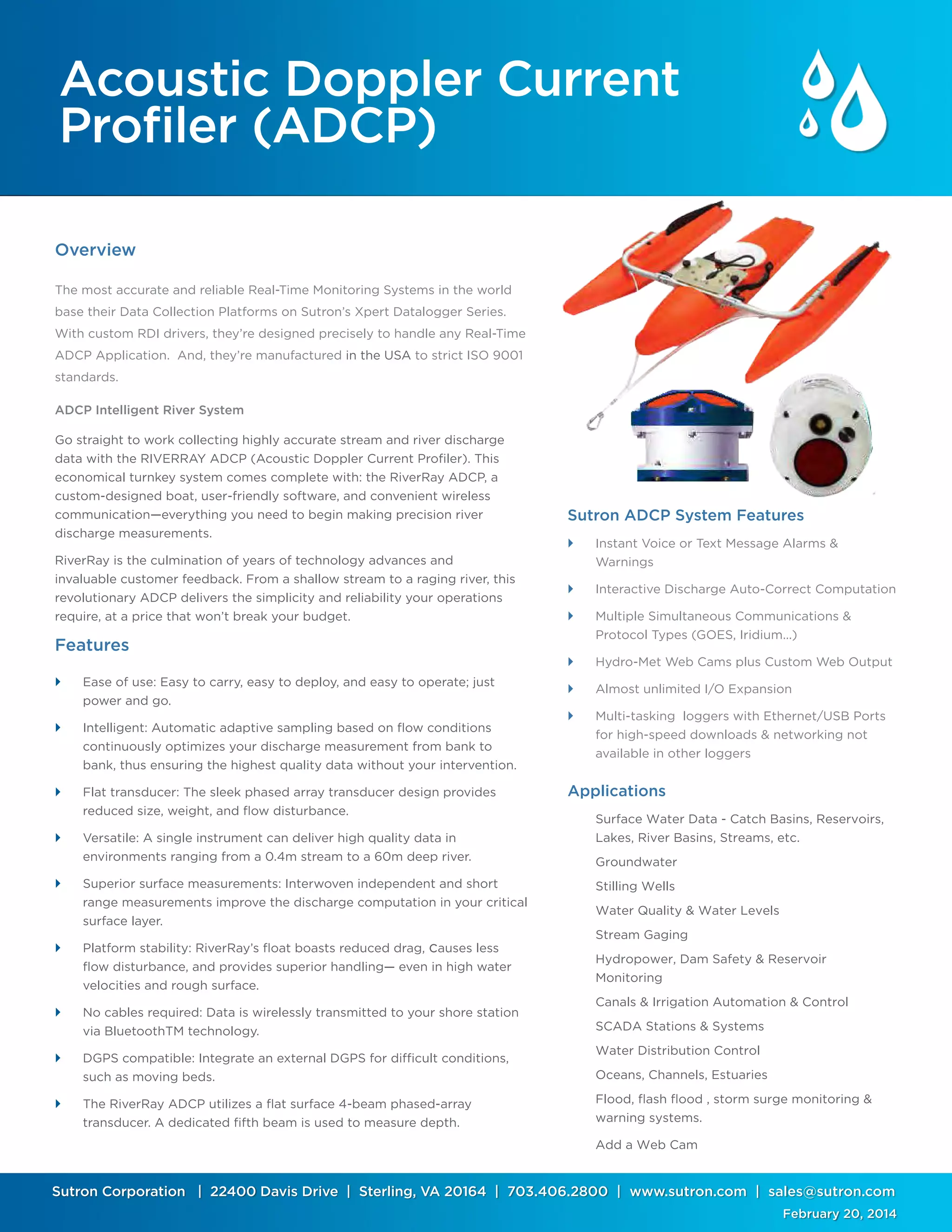 Acoustic doppler current profiler (adcp) | PDF