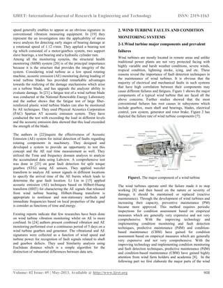 Acoustic emission condition monitoring an application for wind turbine fault detection | PDF ...