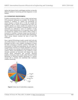 Acoustic emission condition monitoring an application for wind turbine ...