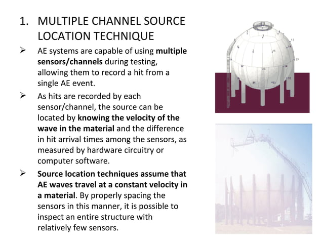 Acoustic Emission (AE) Testing | PPT | Chemistry | Science