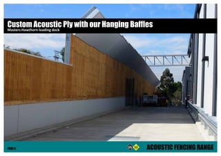 Acoustic Fencing & Noise Walls - Lee Brothers Fencing | PDF