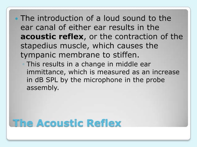 Acoustic Immittance Measurements | PPTX | Digital Audio | Computer ...