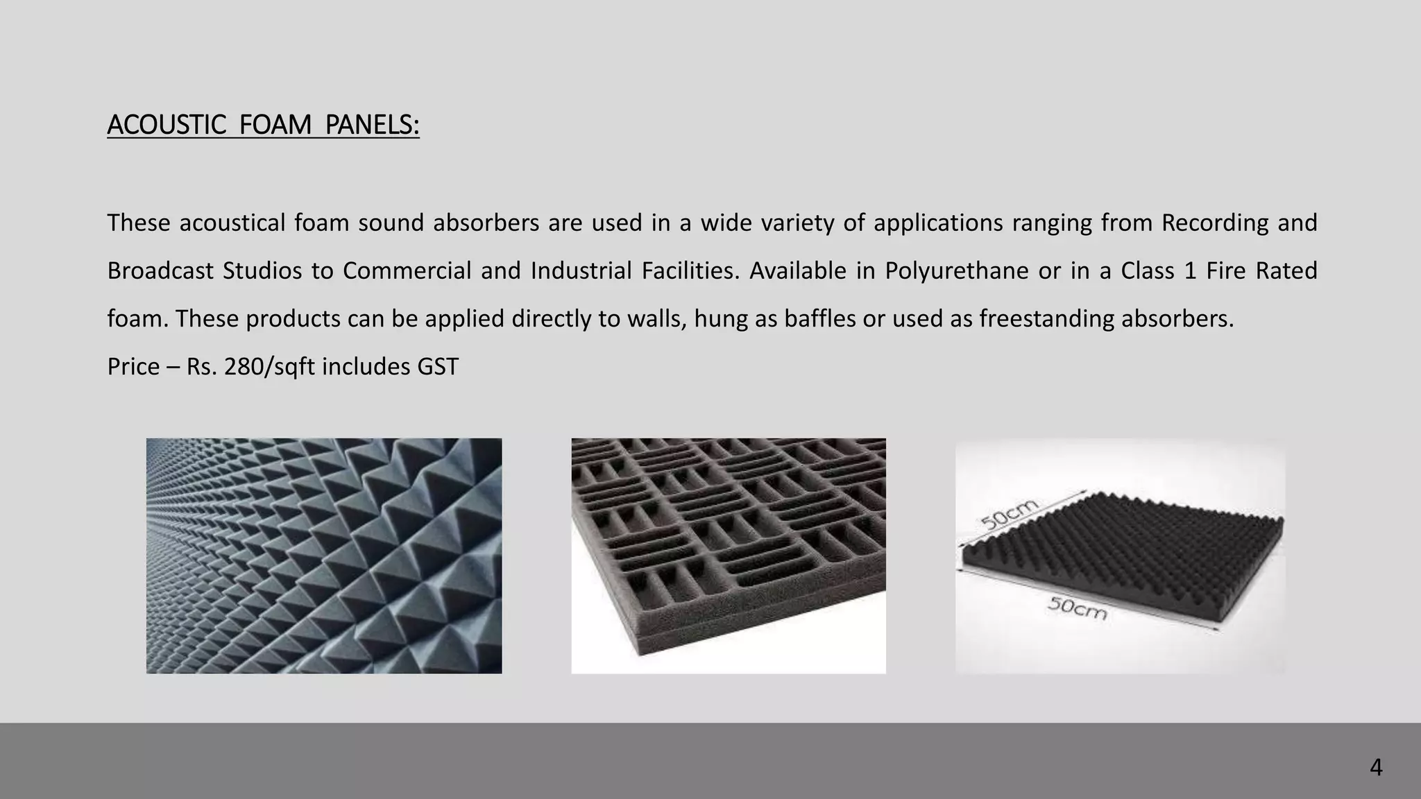 Acoustic materials | PPTX
