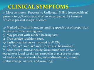 Acoustic neuroma | PPTX