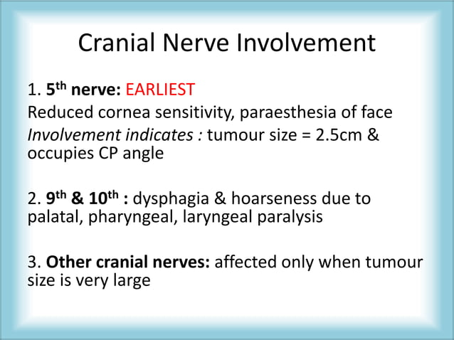 Acoustic neuroma | PPTX | Ear, Nose and Throat Conditions | Diseases ...
